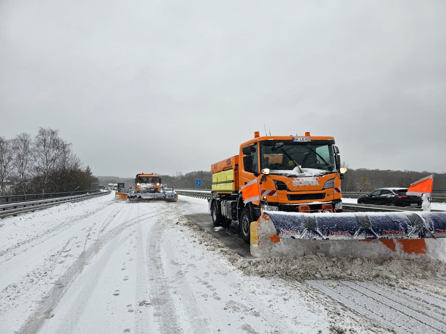 Schnee Saarland 2023
